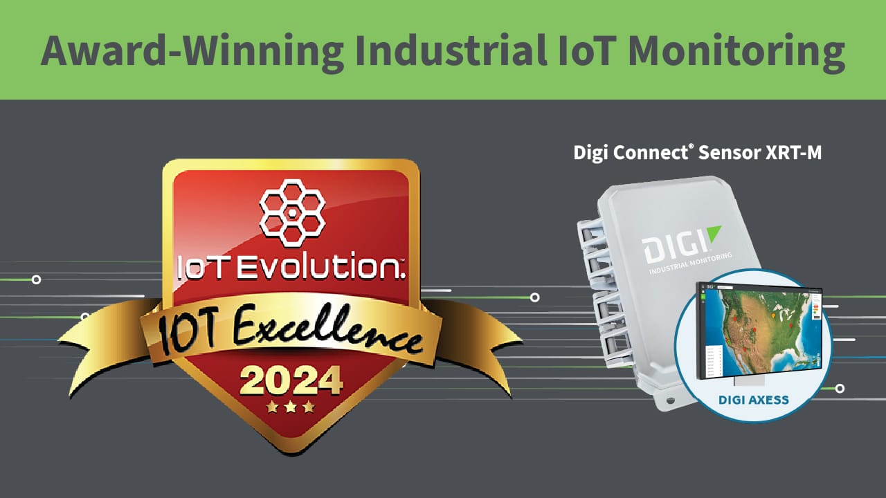 Digi International erhält den 2024 IoT Excellence Award | Digi International